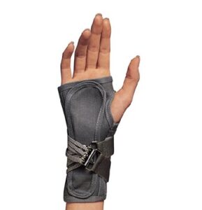 Gray Canvas Cock-up Wrist Splint - J&B At Home