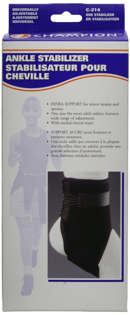 Ankle Stabilizer with Medial-Lateral Stays - J&B At Home