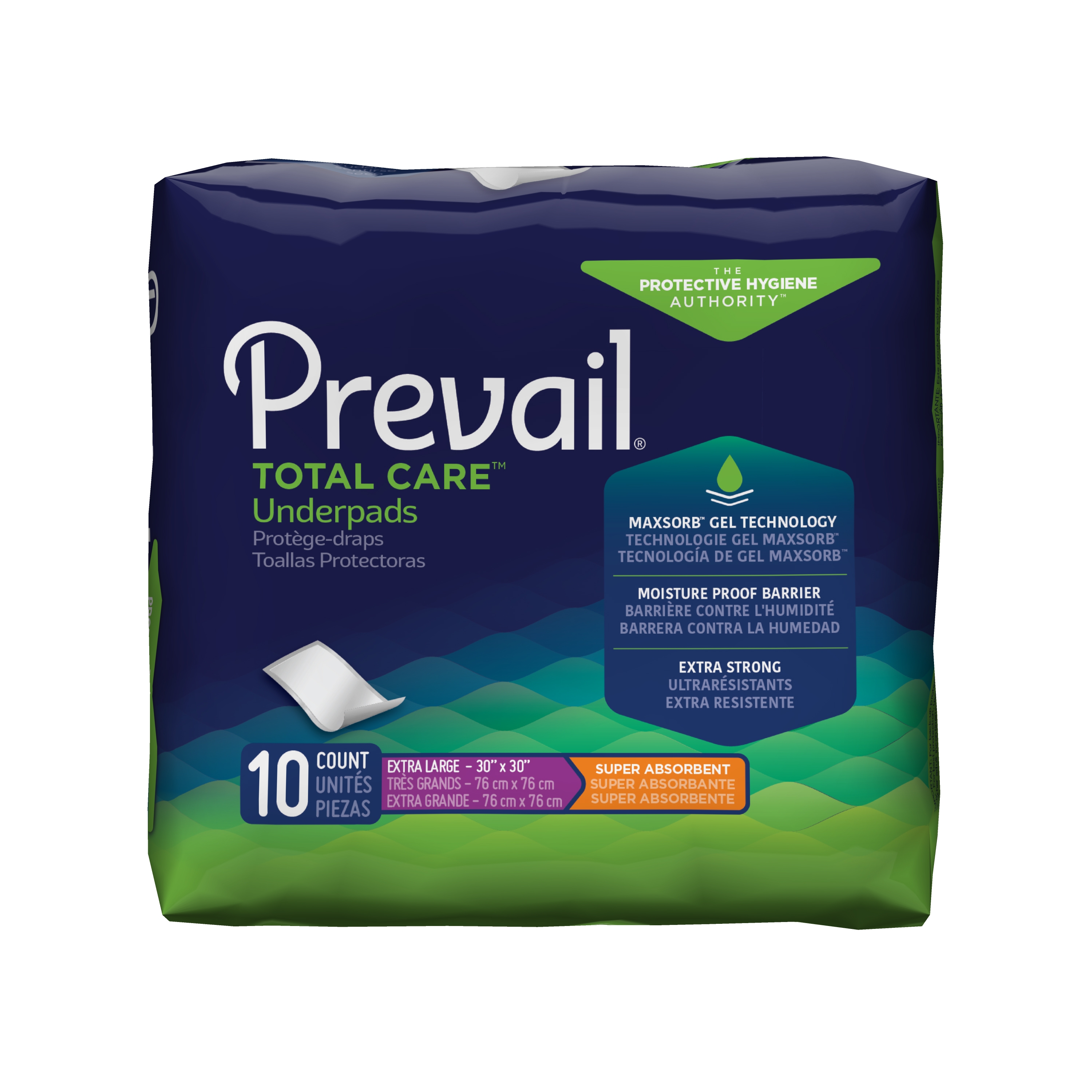 Prevail® Underpads, 30" x 30", 100/Case | J&B At Home