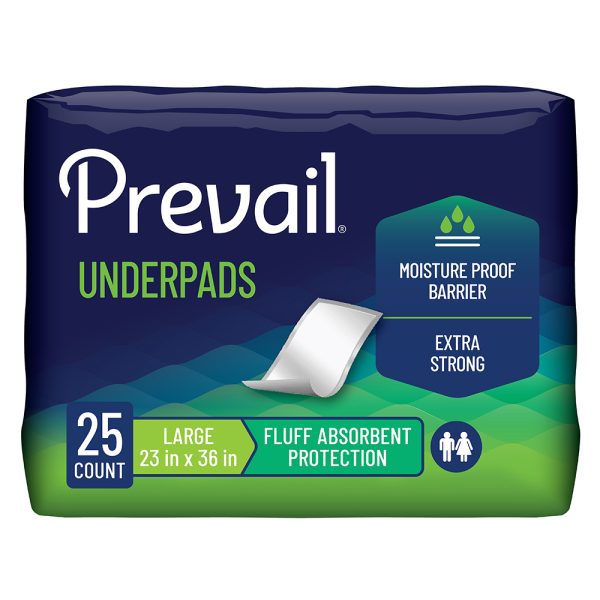 Prevail Fluff Underpads, 23" x 36" - J&B At Home